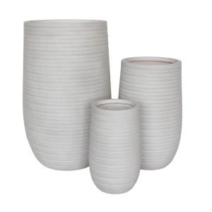 urbanLITE Bamboo U Pot White - Project Plants