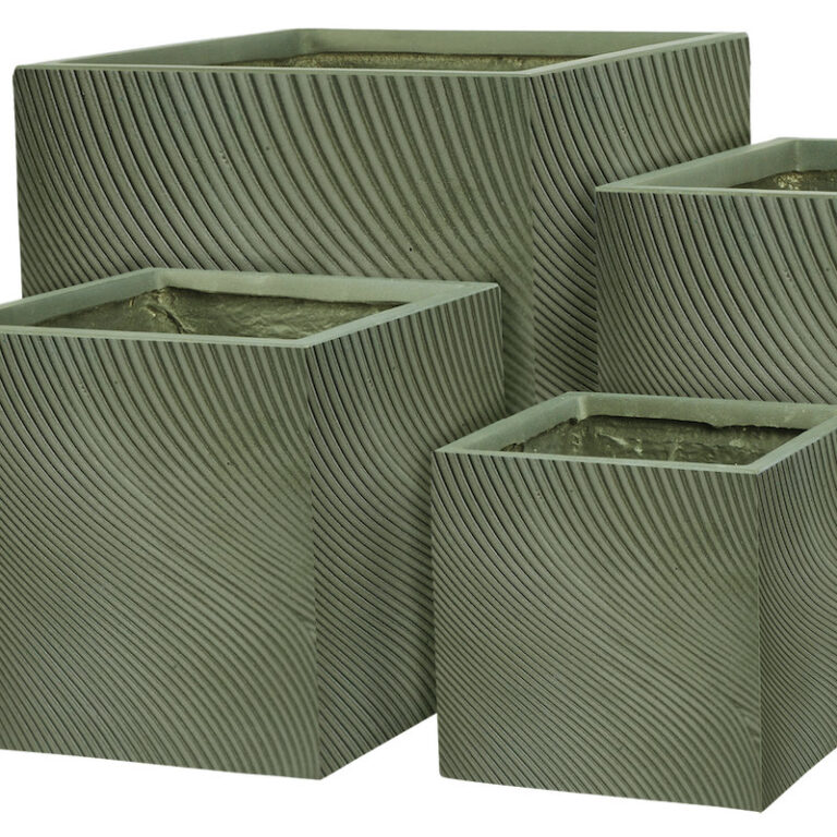 HELIX Cube Pot Green - Project Plants